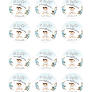 Charro Personalized Stickers /charrito Charrita Labels / Light Blue - Etsy