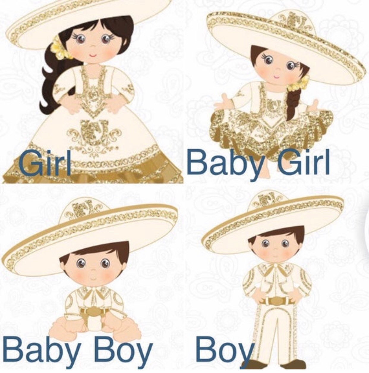 Charro Garland / Charro Party / Charra Party / Mexican Baptism | Etsy