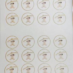 Charro Personalized Stickers /charrito Charrita Labels / Gold or Silver ...