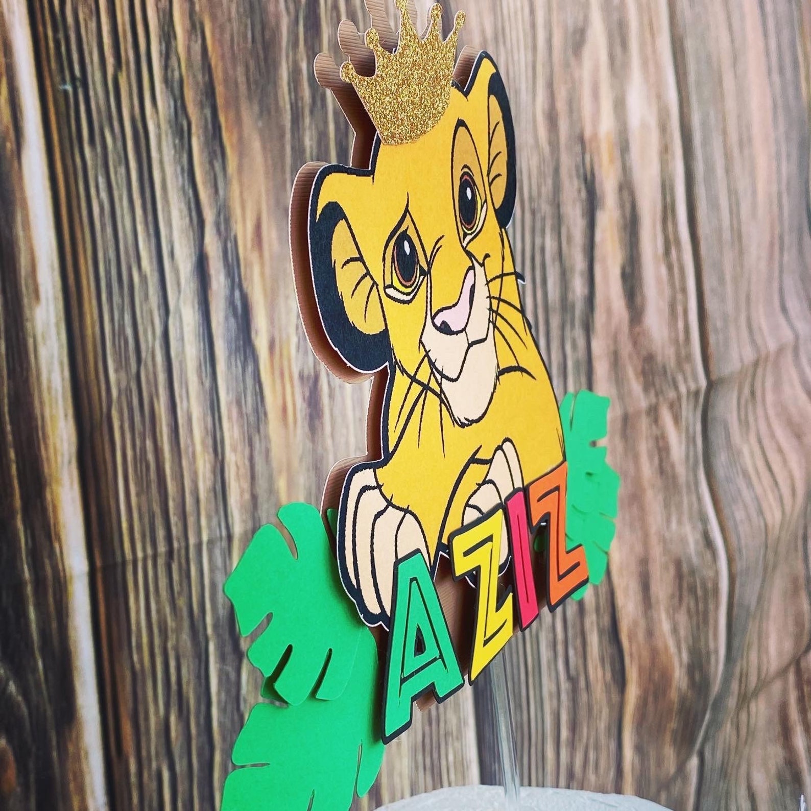 Baby Simba Cake Topper / Ready in 48 Hours / Lion Birthday - Etsy