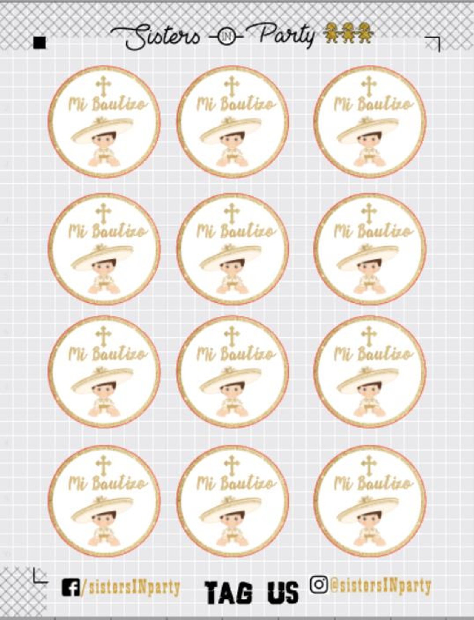 Charro Personalized Stickers /charrito Charrita Labels / Gold - Etsy