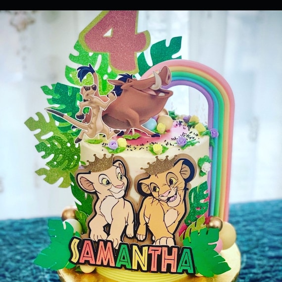 Baby Simba Lion King Cake