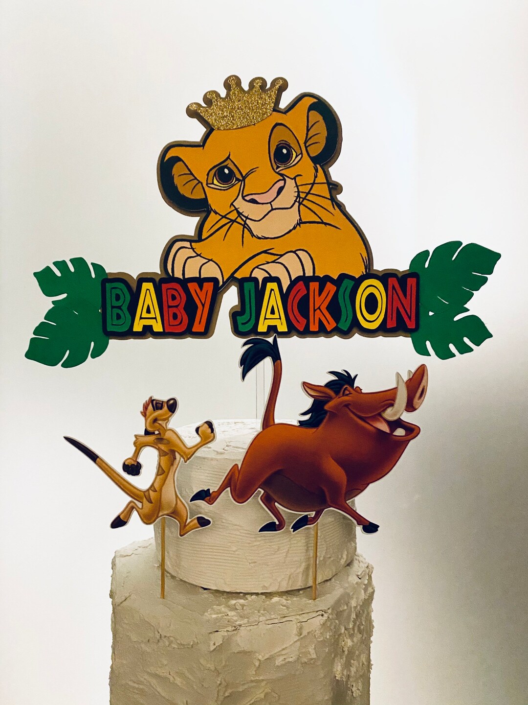 Baby Simba Cake Topper / Ready in 48 Hours / Lion Birthday Cake Topper ...