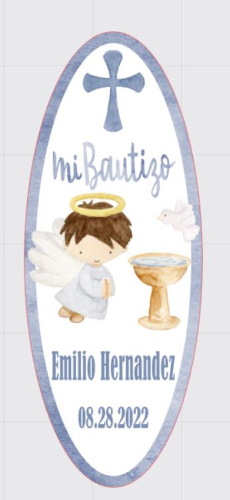 Personalized Stickers / Baptism Labels / Baptism Favors / - Etsy