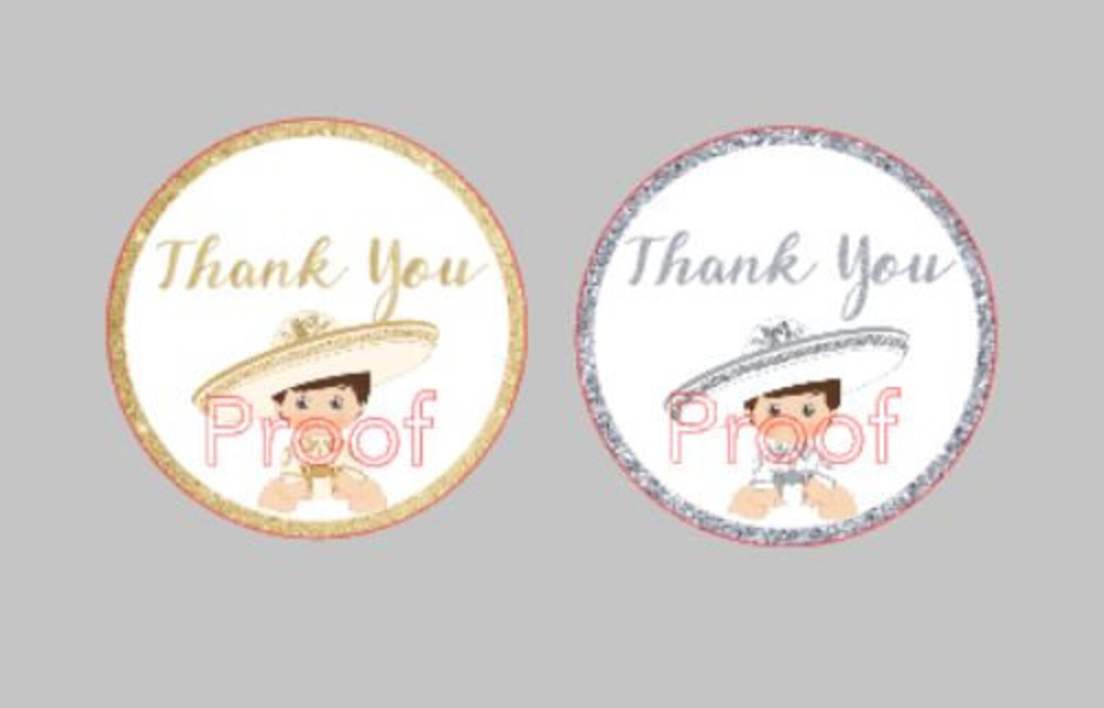 Charro Personalized Stickers /charrito Charrita Labels / Gold - Etsy