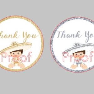 Charro Personalized Stickers /charrito Charrita Labels / Gold or Silver ...