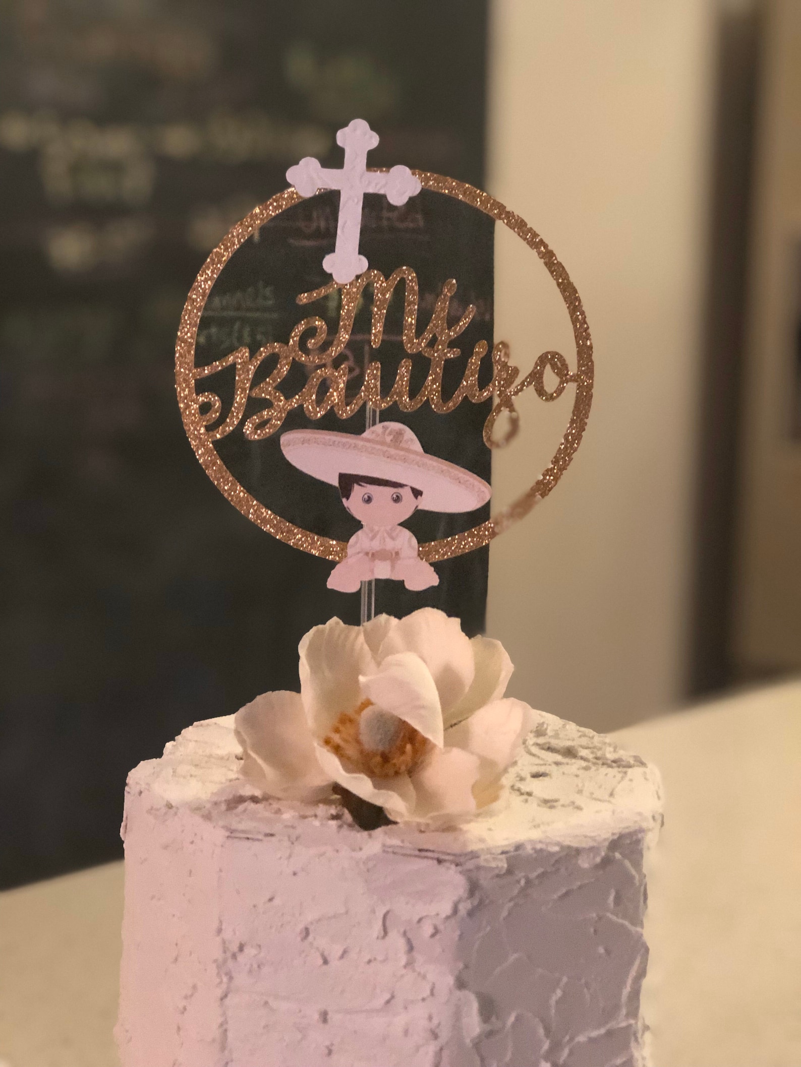 Charro Baptism Cake Topper / Mexican Cake Topper / Charro - Etsy