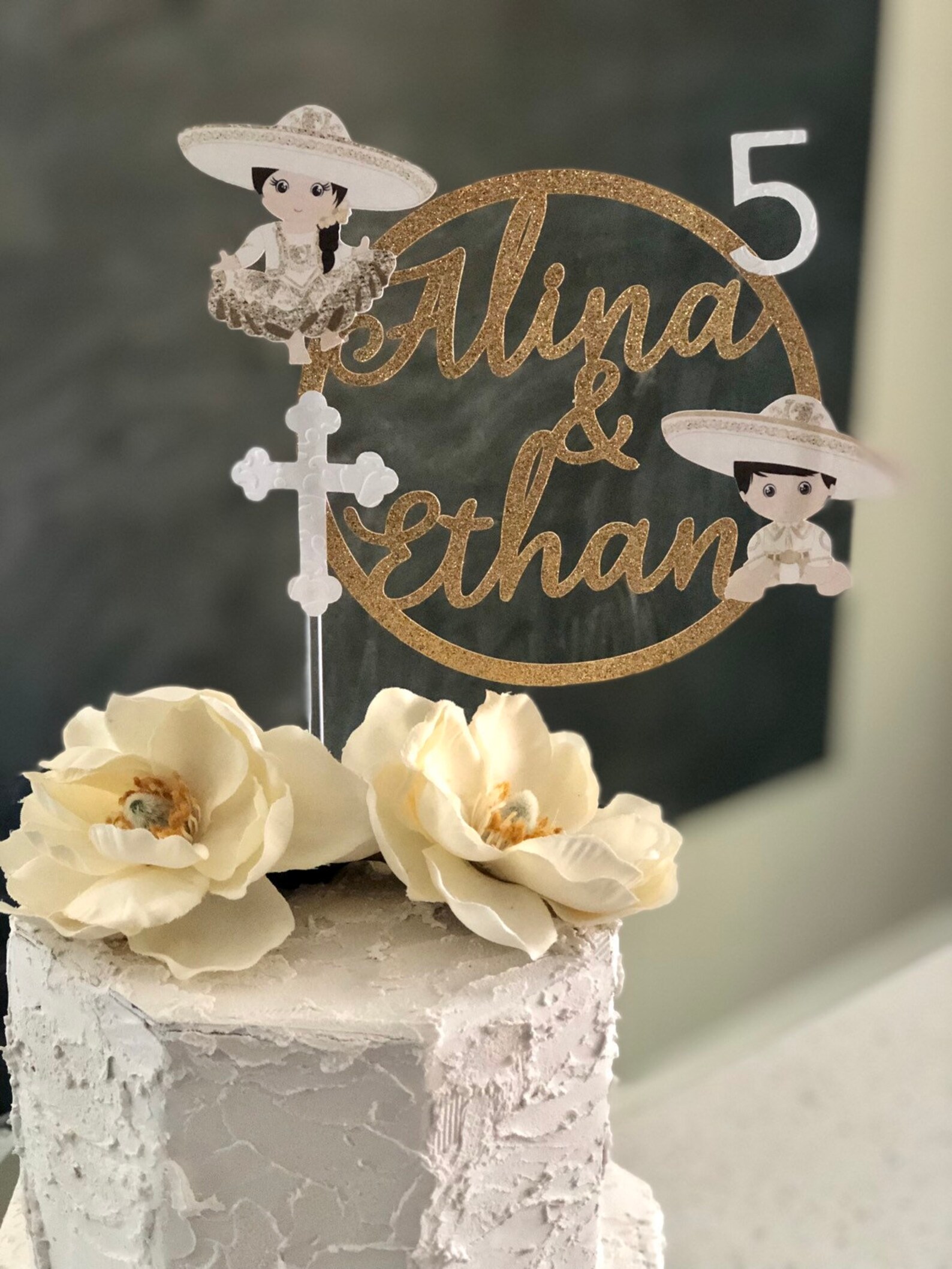 Charro Baptism Cake Topper / Mexican Cake Topper / Charro - Etsy