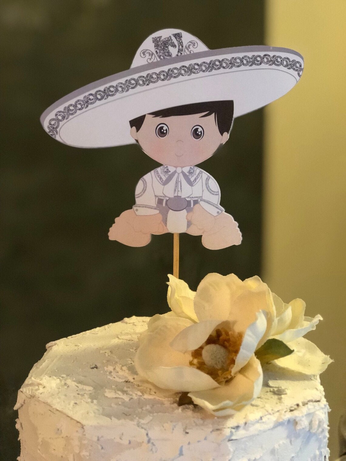 Charro Centerpiece Picks/ Baptism Party READY IN 48 HOURS / Mexican ...