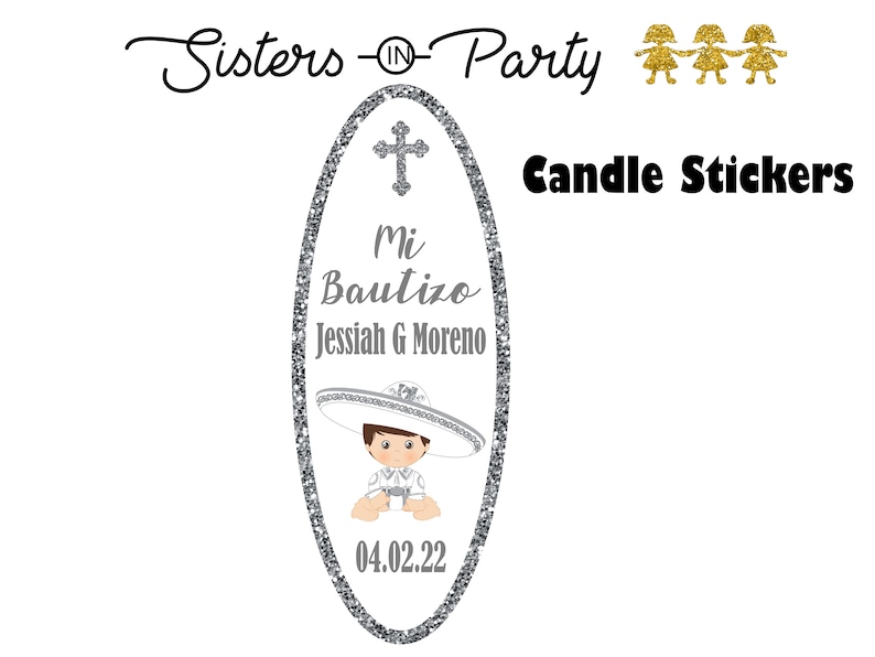 Charro Personalized Stickers /charrito Charrita Labels / Gold - Etsy