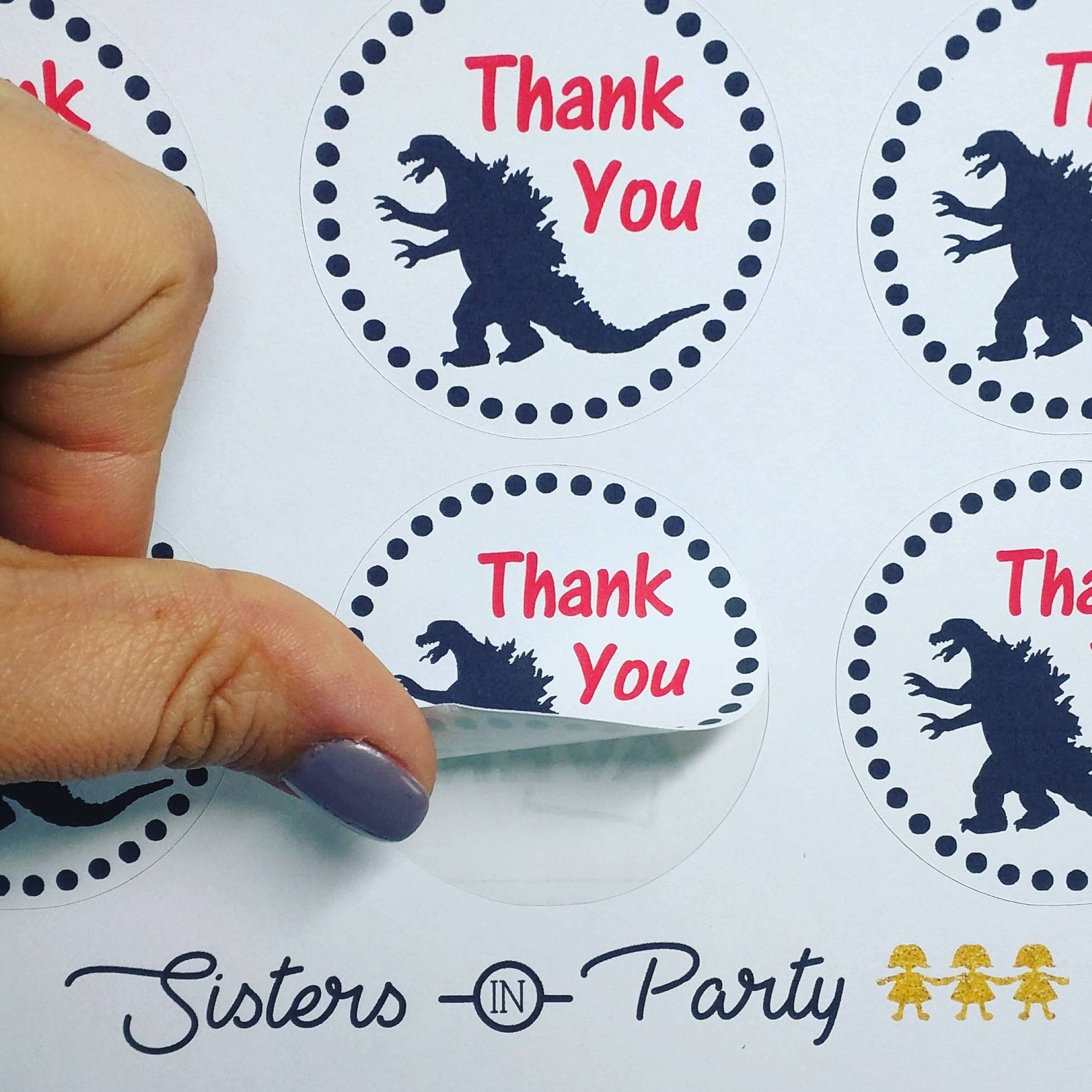 ANY COLOR - Godzilla Party Package - the Big Sister Party Package - Etsy