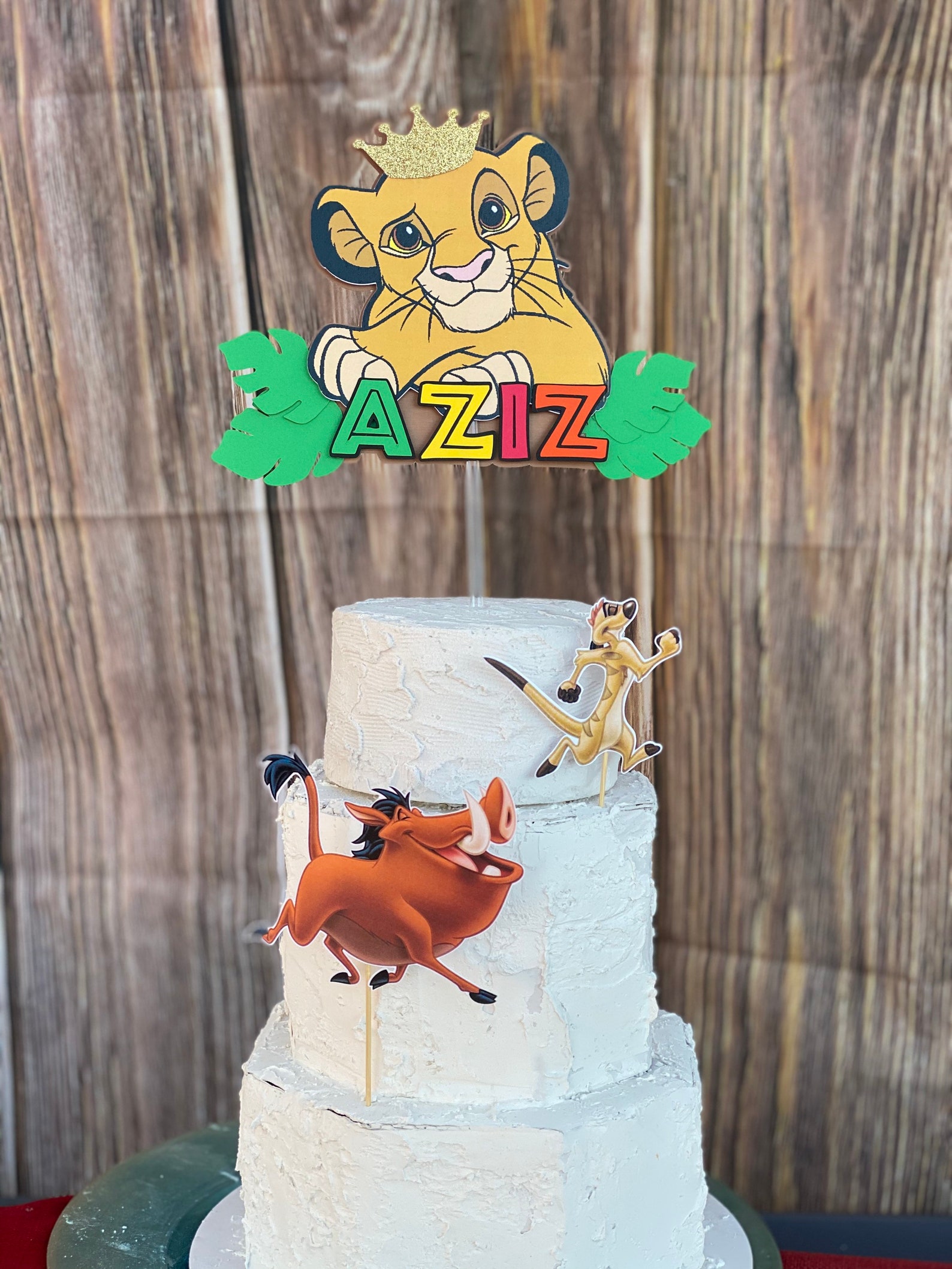 Baby Simba Cake Topper / Ready in 48 Hours / Lion Birthday - Etsy