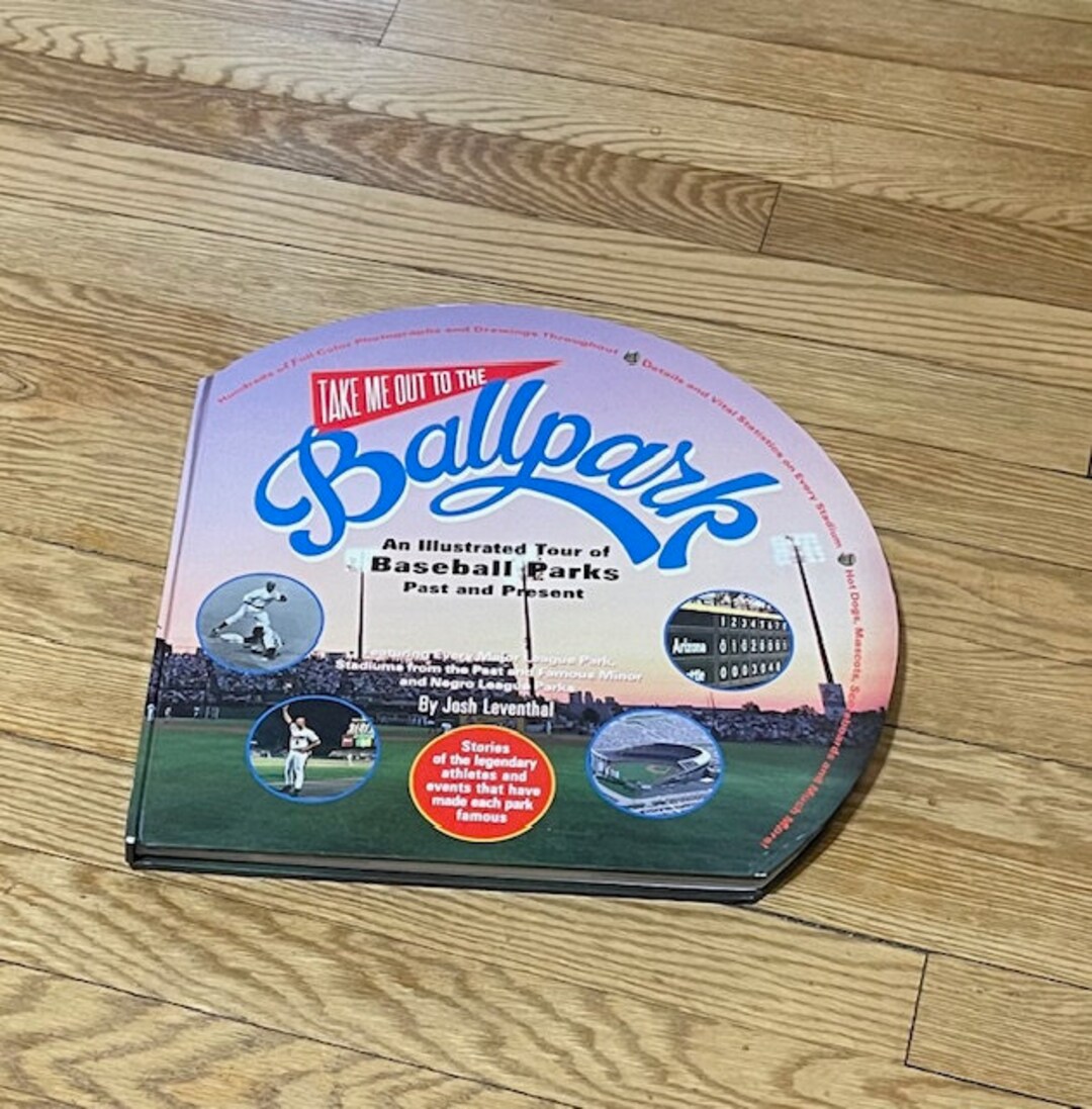 Book Shaped Like Baseball--take Me Out to the Ballpark - Etsy