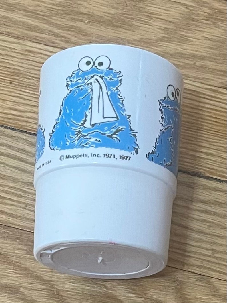 1977 Plastic Cookie Monster Muppet Cup - Etsy