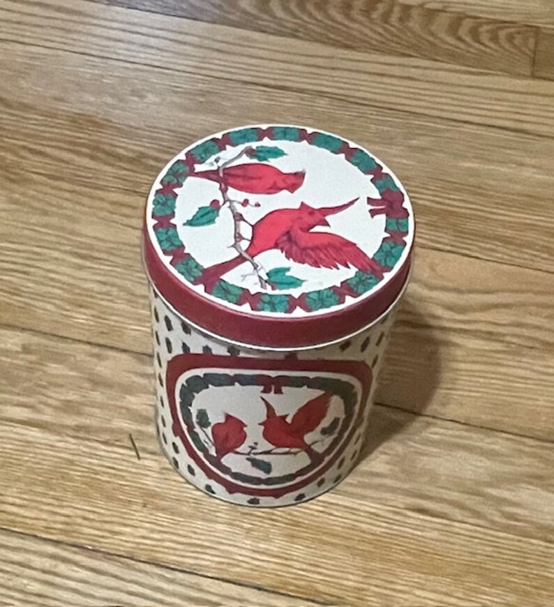 Cardinal Themed Tin - Etsy