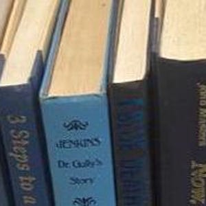 Book Grouping--five Books--blue Themed - Etsy