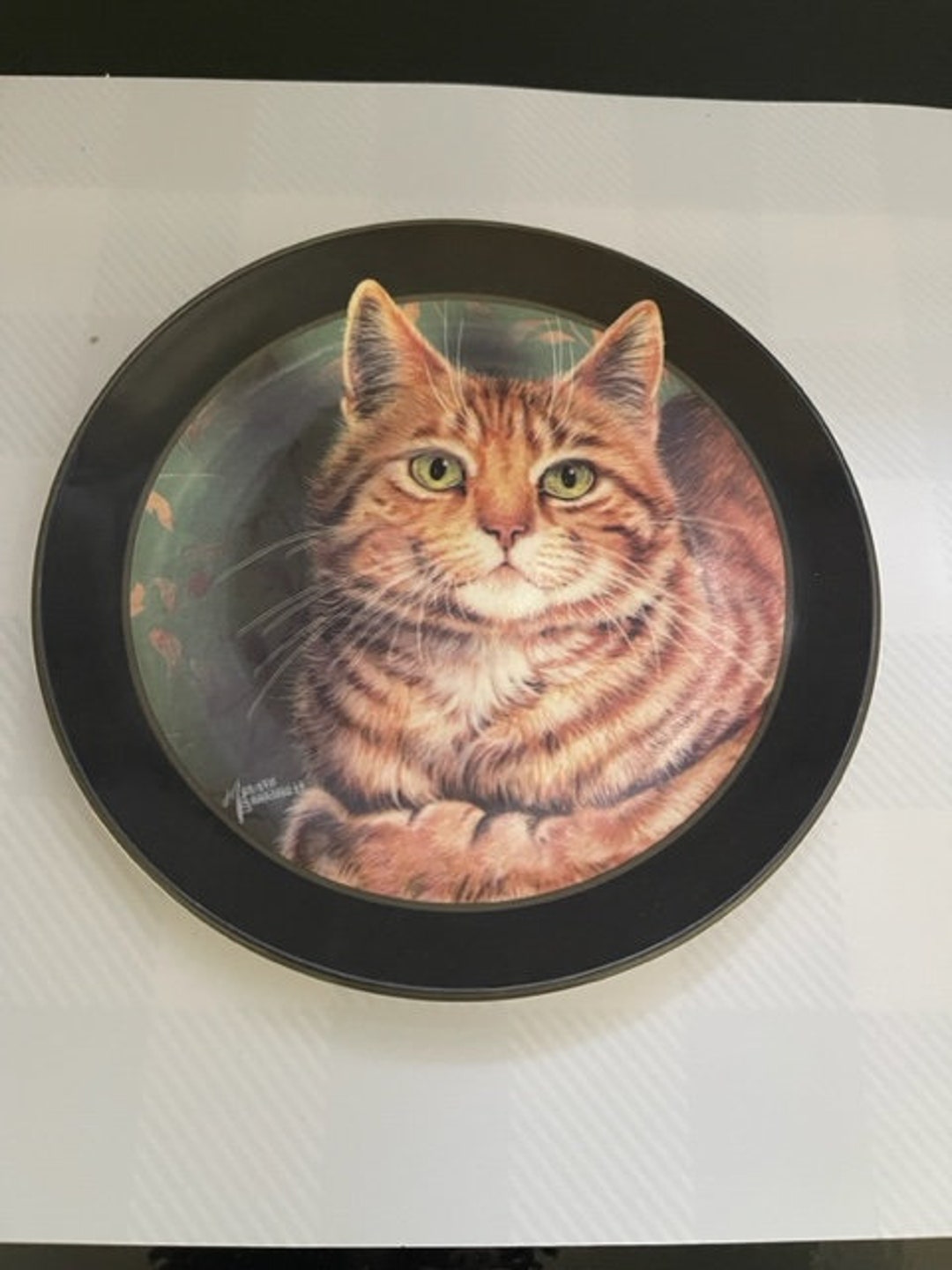 Ceramic Cat Plate - Etsy