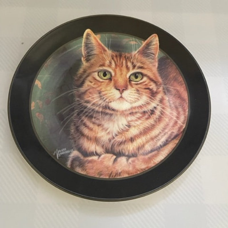 Cat Decorative Plate - Etsy