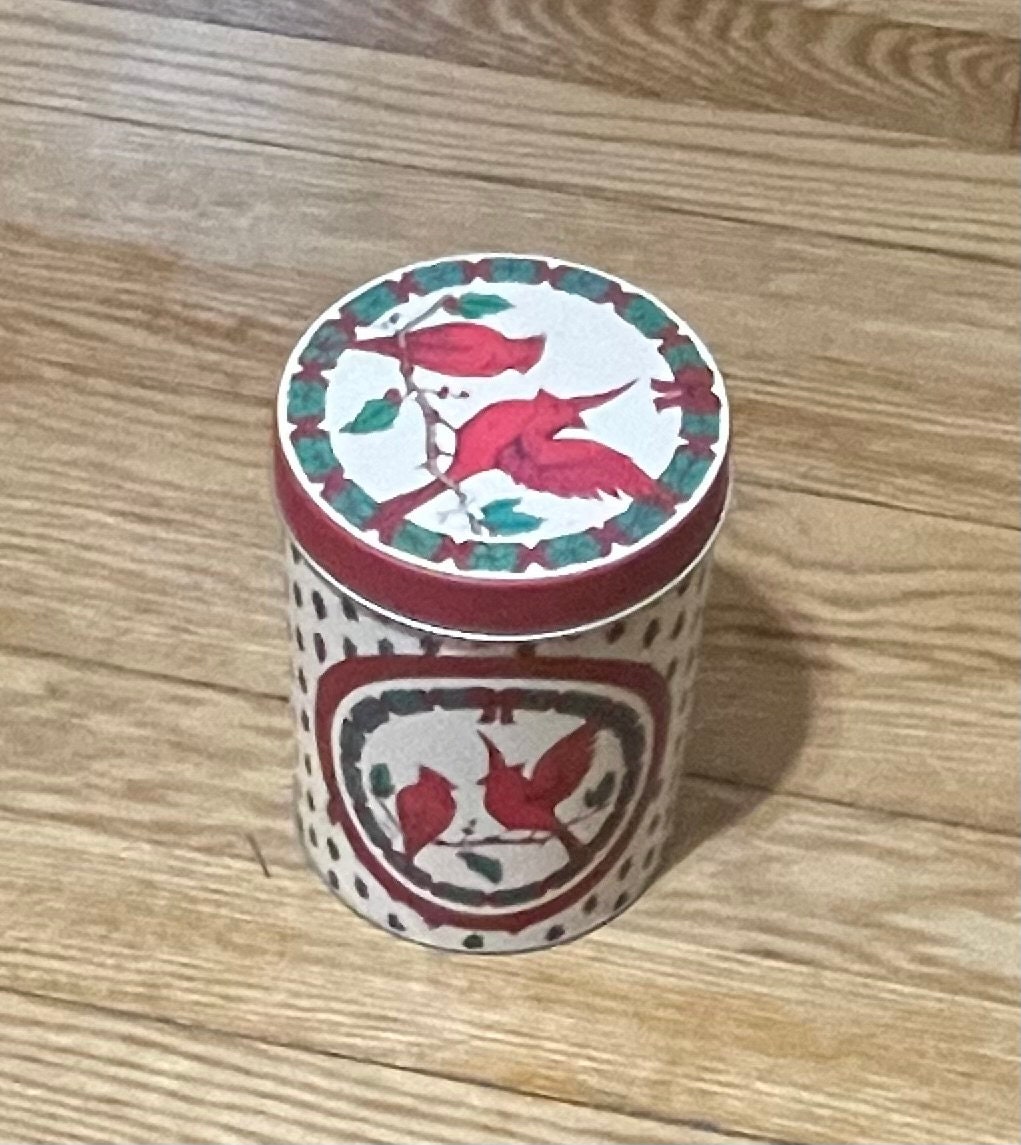 Cardinal Themed Tin - Etsy