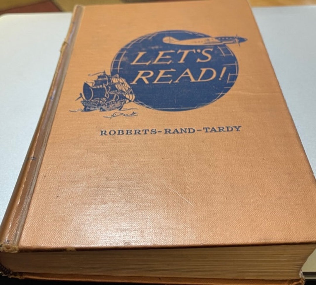 1940 Vintage Reader: Let's Read by Roberts, Rand, and Tardy - Etsy