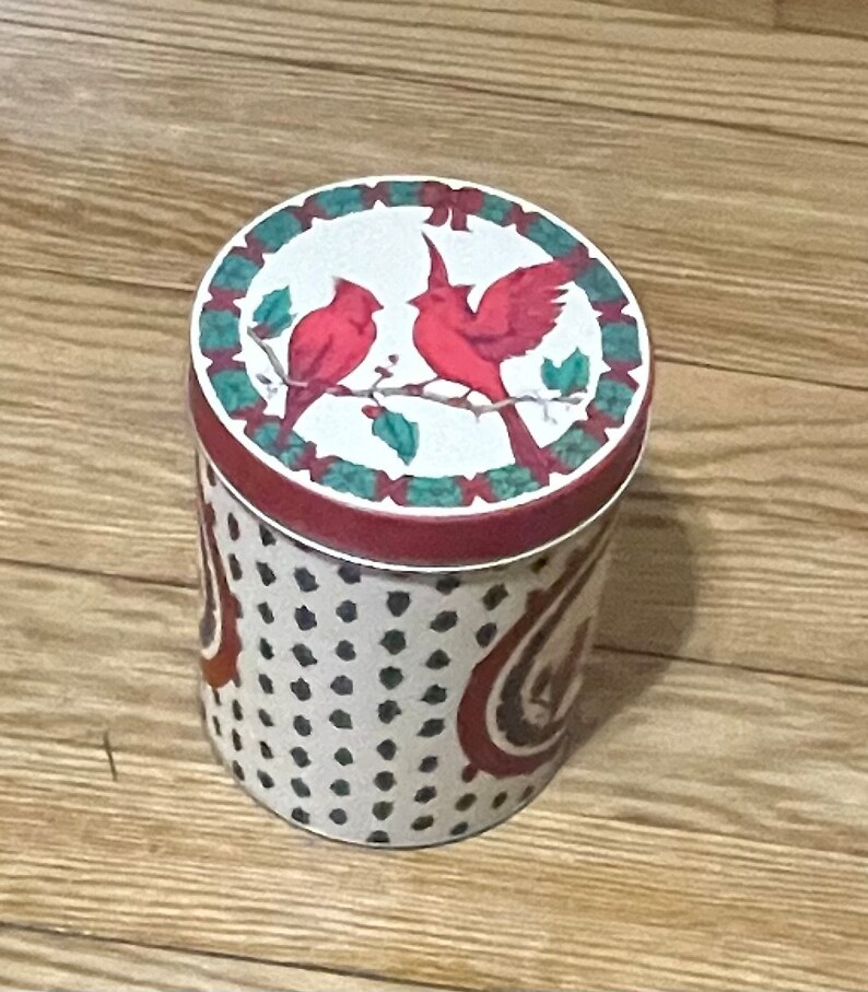Cardinal Themed Tin - Etsy