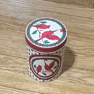Cardinal Themed Tin - Etsy