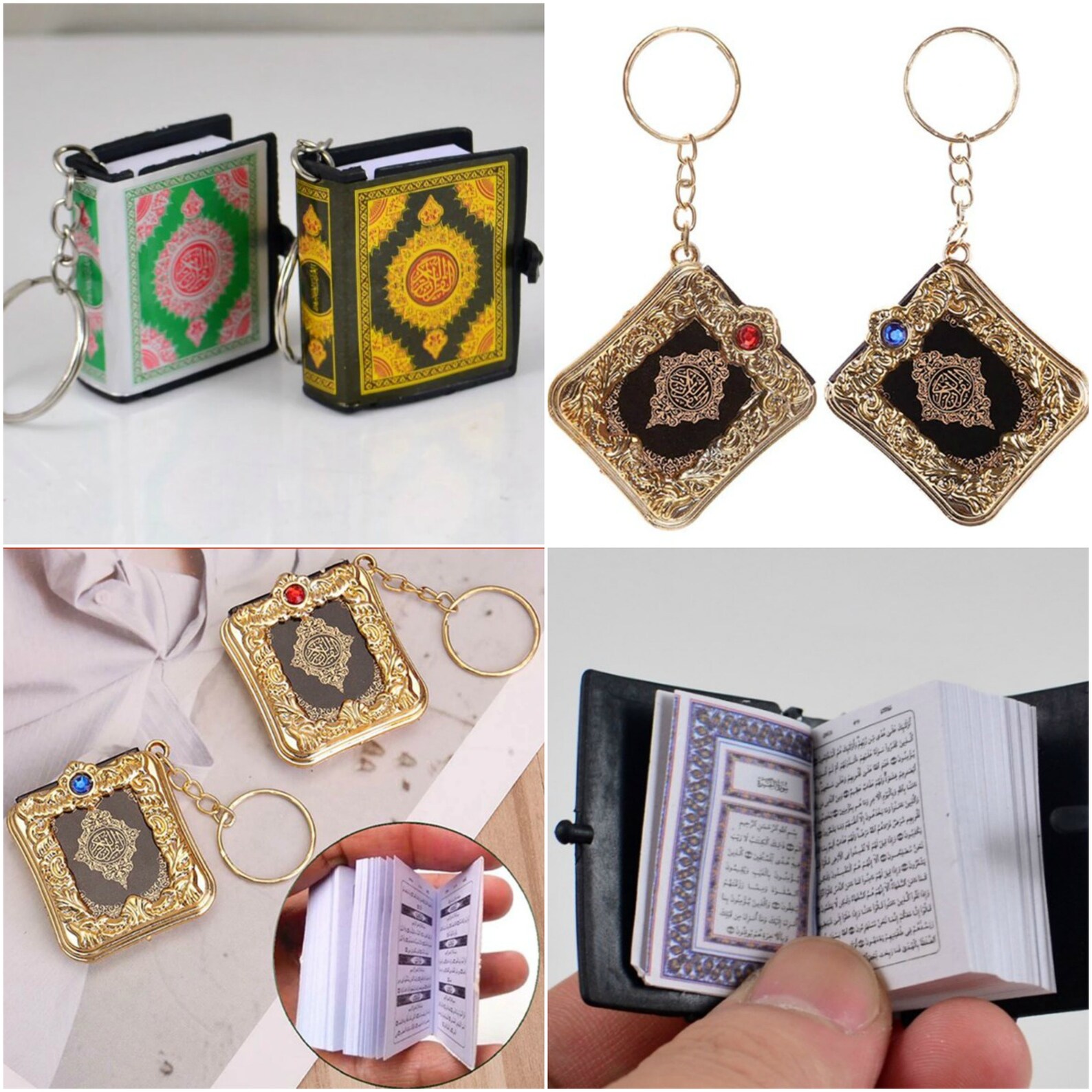 Islamic Full Mini Arabic QURAN KORAN ALLAH Muslim Key Ring | Etsy UK
