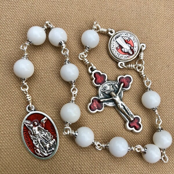 St Michael Archangel Pocket Rosary - Etsy