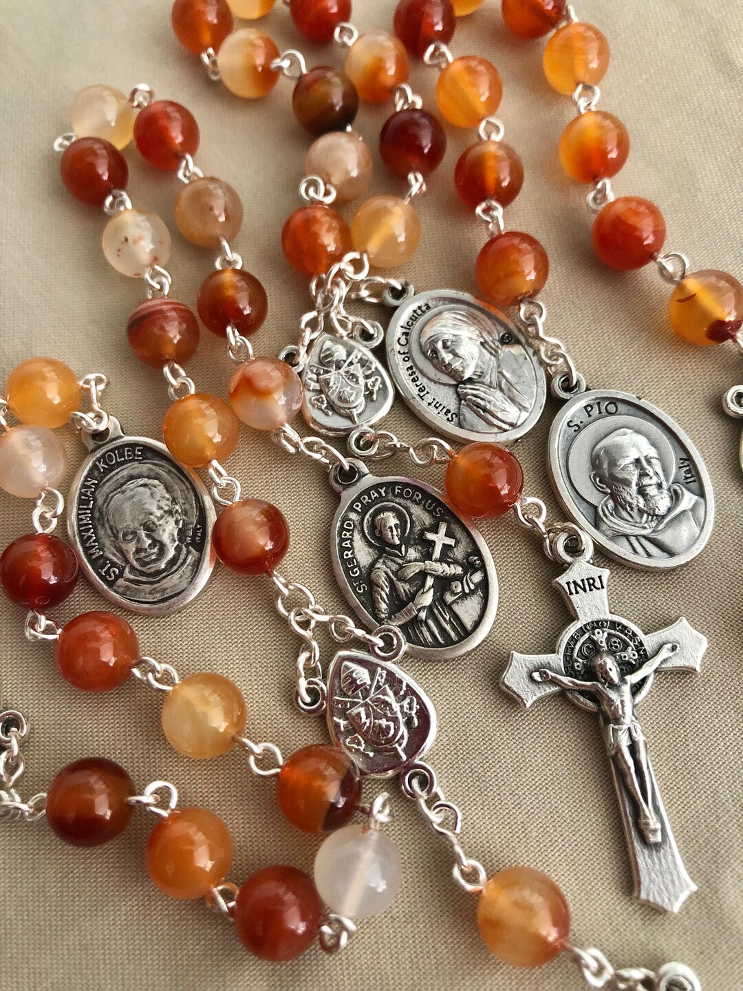 Pro Life Anti Abortion Respect Life Single Decade Roman Catholic Pocket ...