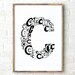 Letter C Print Printable Letter C Poster Letter C Wall - Etsy