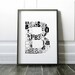 Letter B Print, Printable, Letter B Poster, Letter B Wall Decor, Letter ...