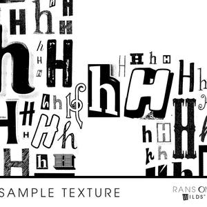 Letter H Print, Printable, Letter H Poster, Letter H Wall Decor, Letter ...