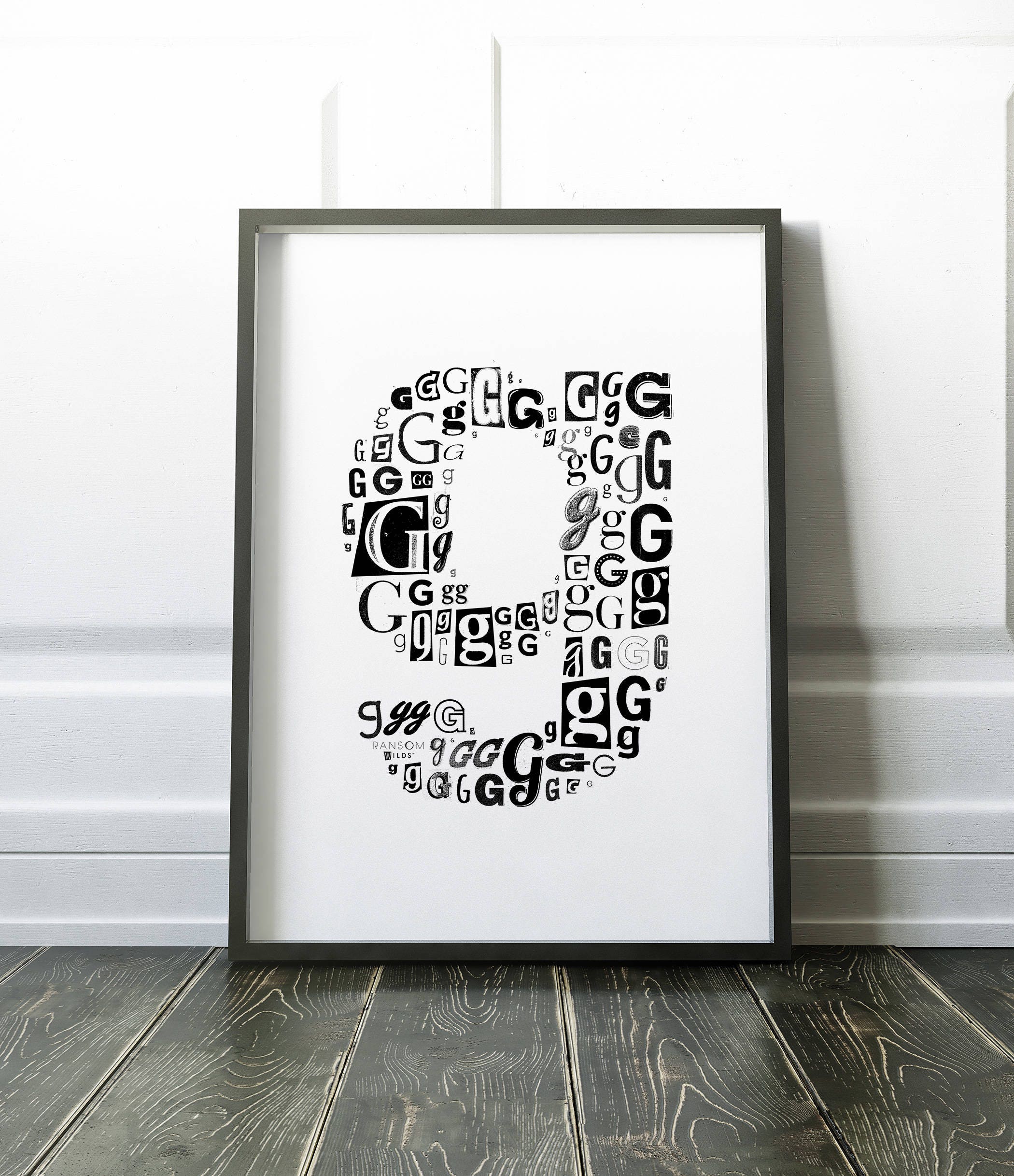 Letter G Print Printable Letter Poster Letter G Wall Decor - Etsy New ...