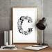 Letter C Print Printable Letter C Poster Letter C Wall - Etsy