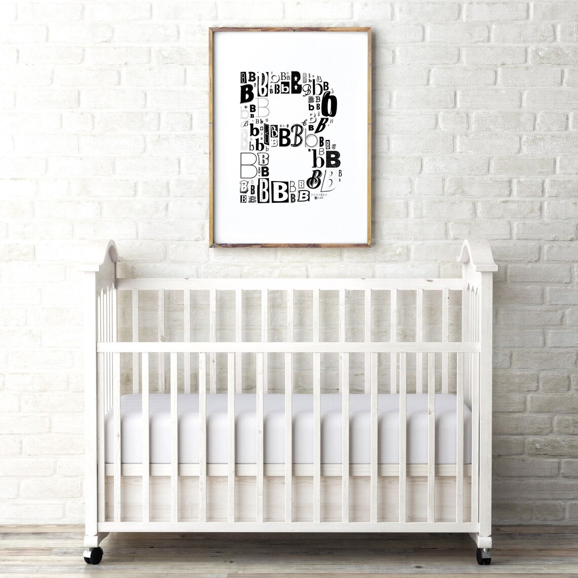 Letter B Print, Printable, Letter B Poster, Letter B Wall Decor, Letter ...