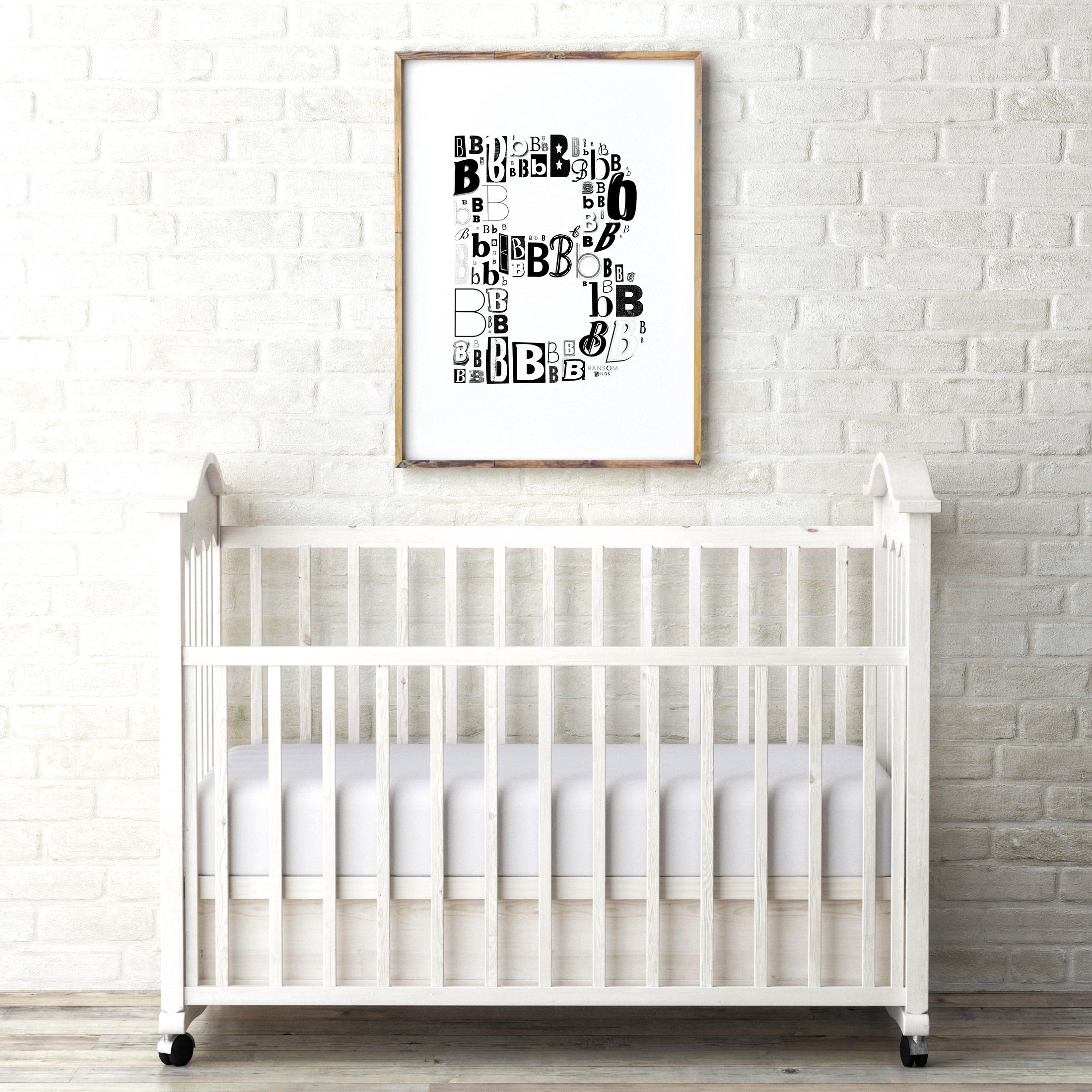 Letter B Print, Printable, Letter B Poster, Letter B Wall Decor, Letter ...