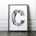Letter C Print Printable, Letter C Poster, Letter C Wall Decor, Letter ...
