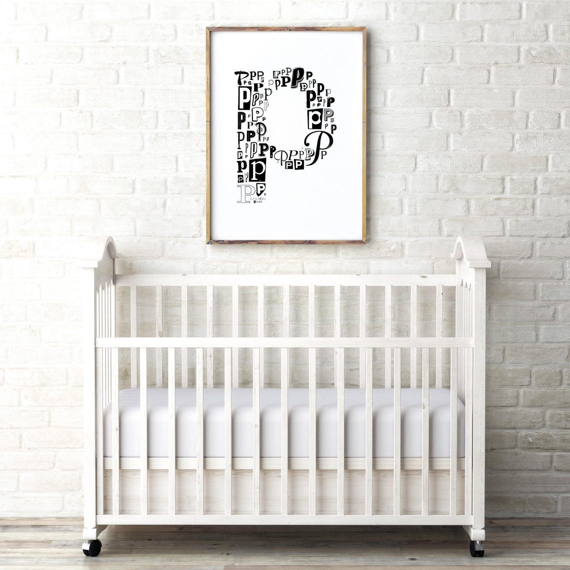 Letter P Print, Typography Print P, Letter P Poster, Letter P Wall ...