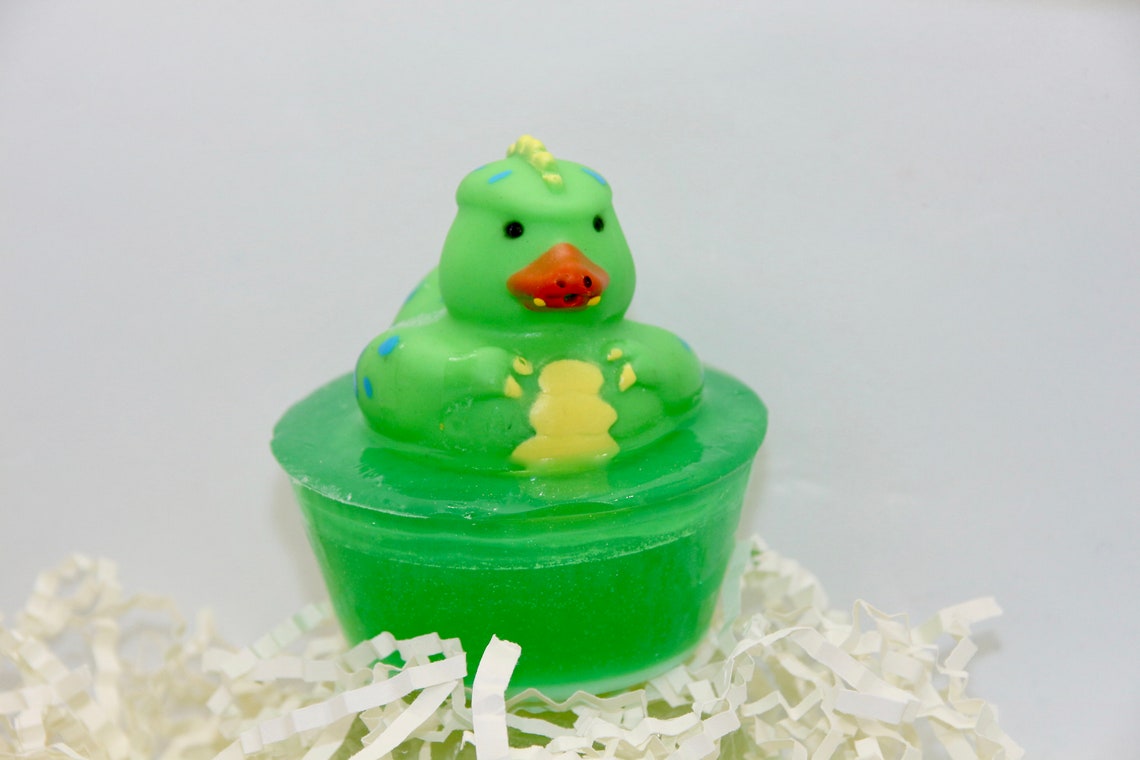 Dino Soap With Toy Duck: Kids Bath Fun - Etsy