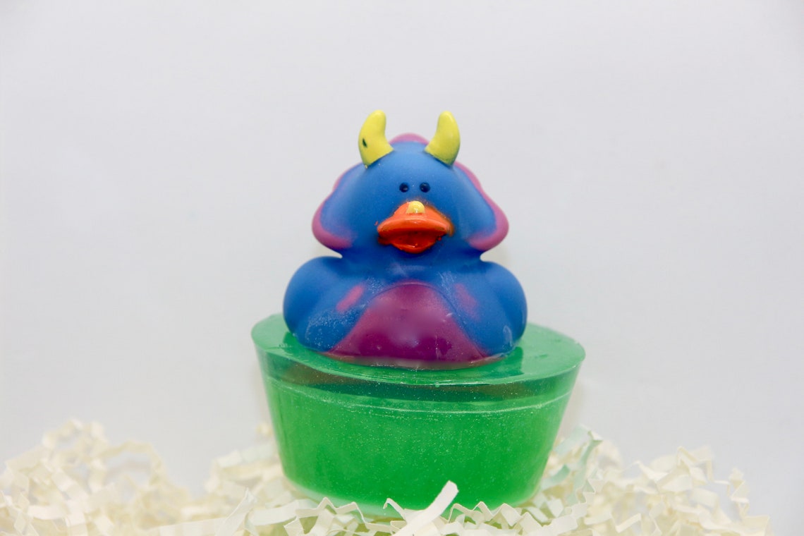 Dino Soap With Toy Duck: Kids Bath Fun - Etsy