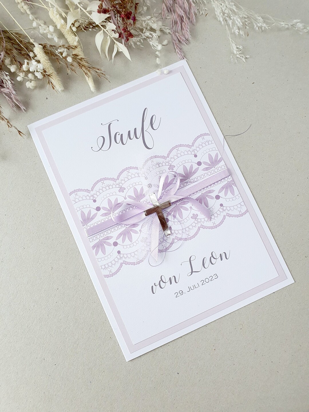 Kirchenheft, Taufe, Programmheft, Taufheft, Kirchenheft Taufe, Spitze ...