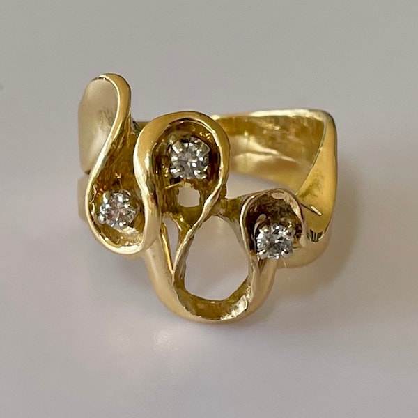 Freeform Ring - Etsy