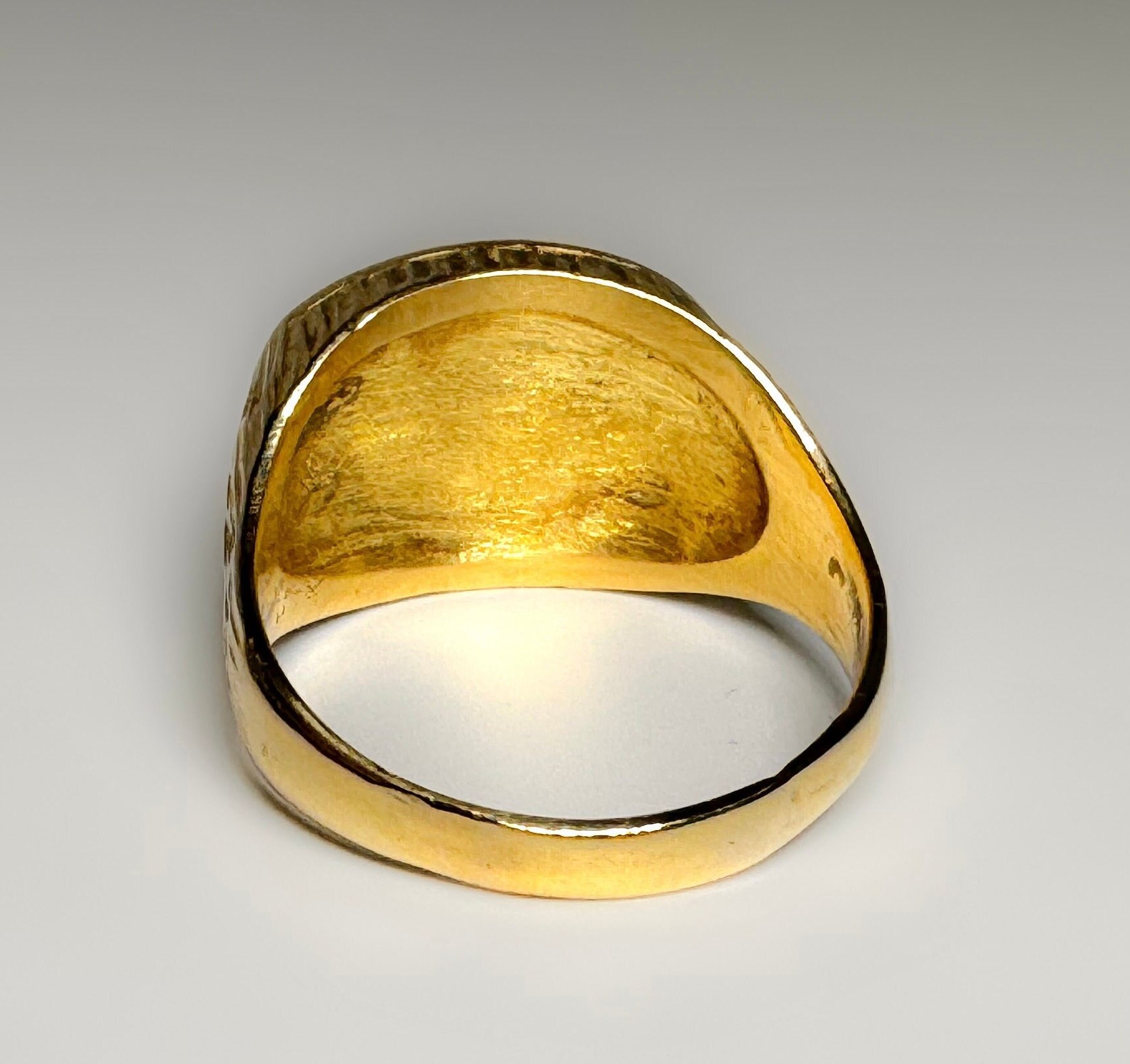Antique MCM 18k Gents Centaur/sagittarius Signet Pinky Ring 7.8g - Etsy