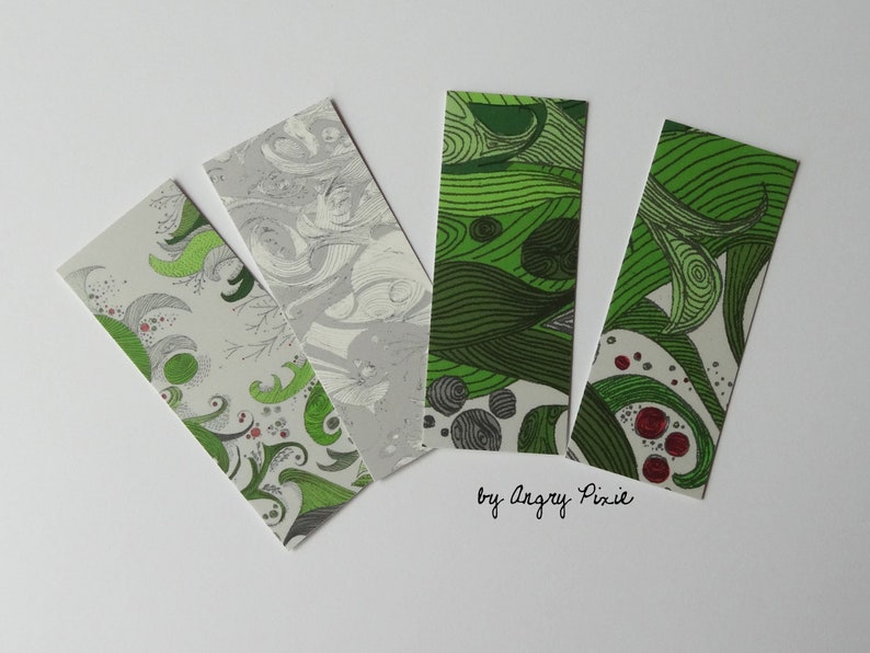 Lots of Illustrated Mini-bookmarks Ideal for Small Gifts - Etsy