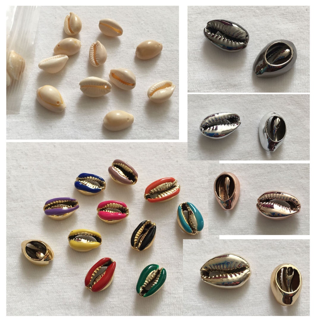 Cauris, Seashells, Pearls for Jewelry Creation, Necklace, Earrings, Bracelet, Diy, Creative ...