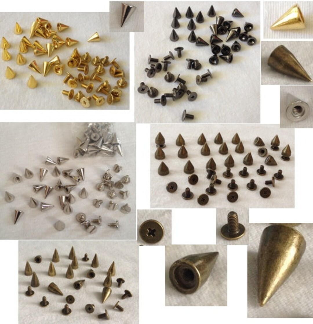 Rivet, Gothic, Punk, Biker, Spike, Cone, Nail, Fastener, Ornament, DIY ...