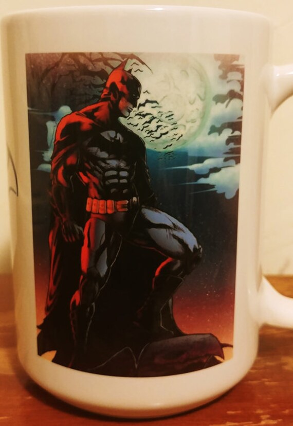 Stunning Dark Knight Mug 15 Oz. | Etsy
