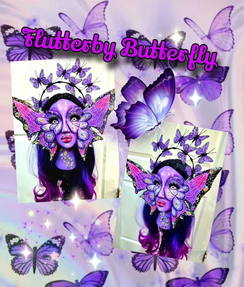 Butterfly Head, Butterfly Mannequin, Flutterby Butterfly, Butterfly Girl - Etsy