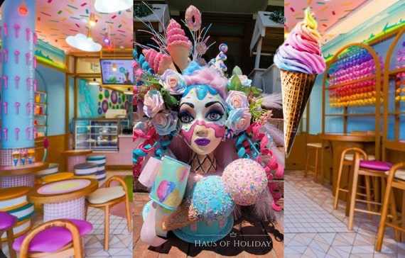 Ice Cream Mannequin Centerpiece Ice Cream Centerpiece - Etsy