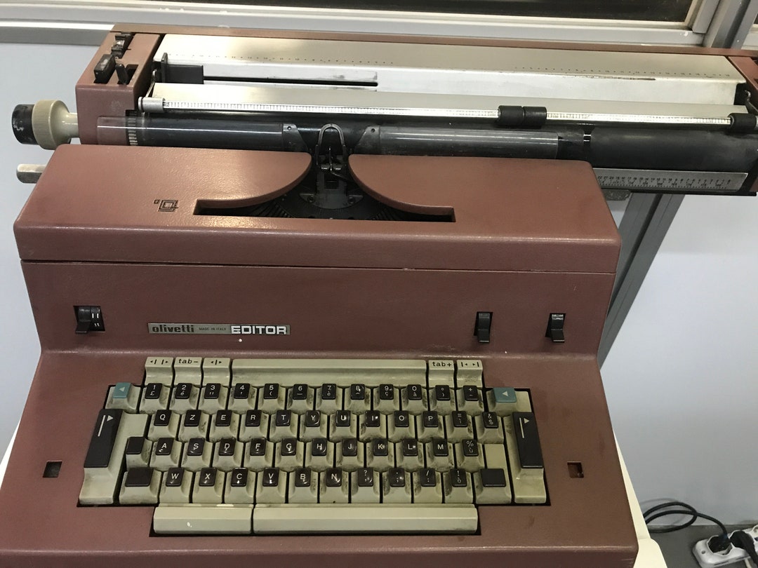 Olivetti Editor Original Vintage Typewriter - Etsy